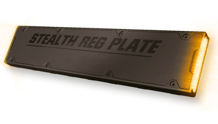 Dual LED flasher | Registration plate | 12-24V | Amber | AEB